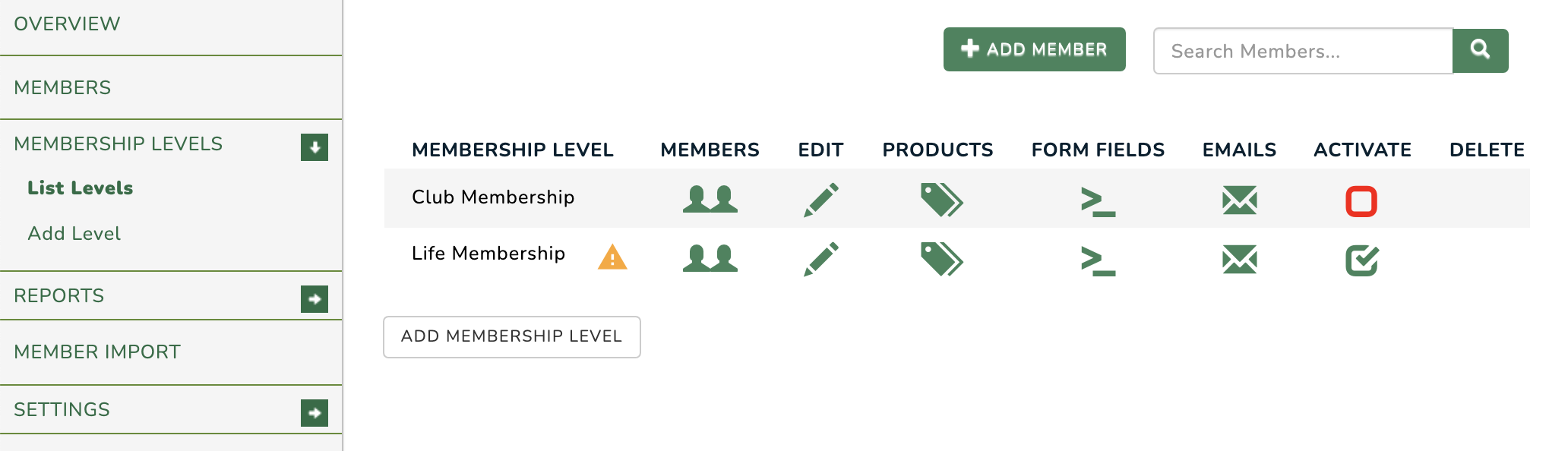 Membership Setup Guide